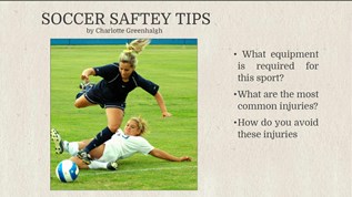 Soccer Safety Tips at emaze Presentation