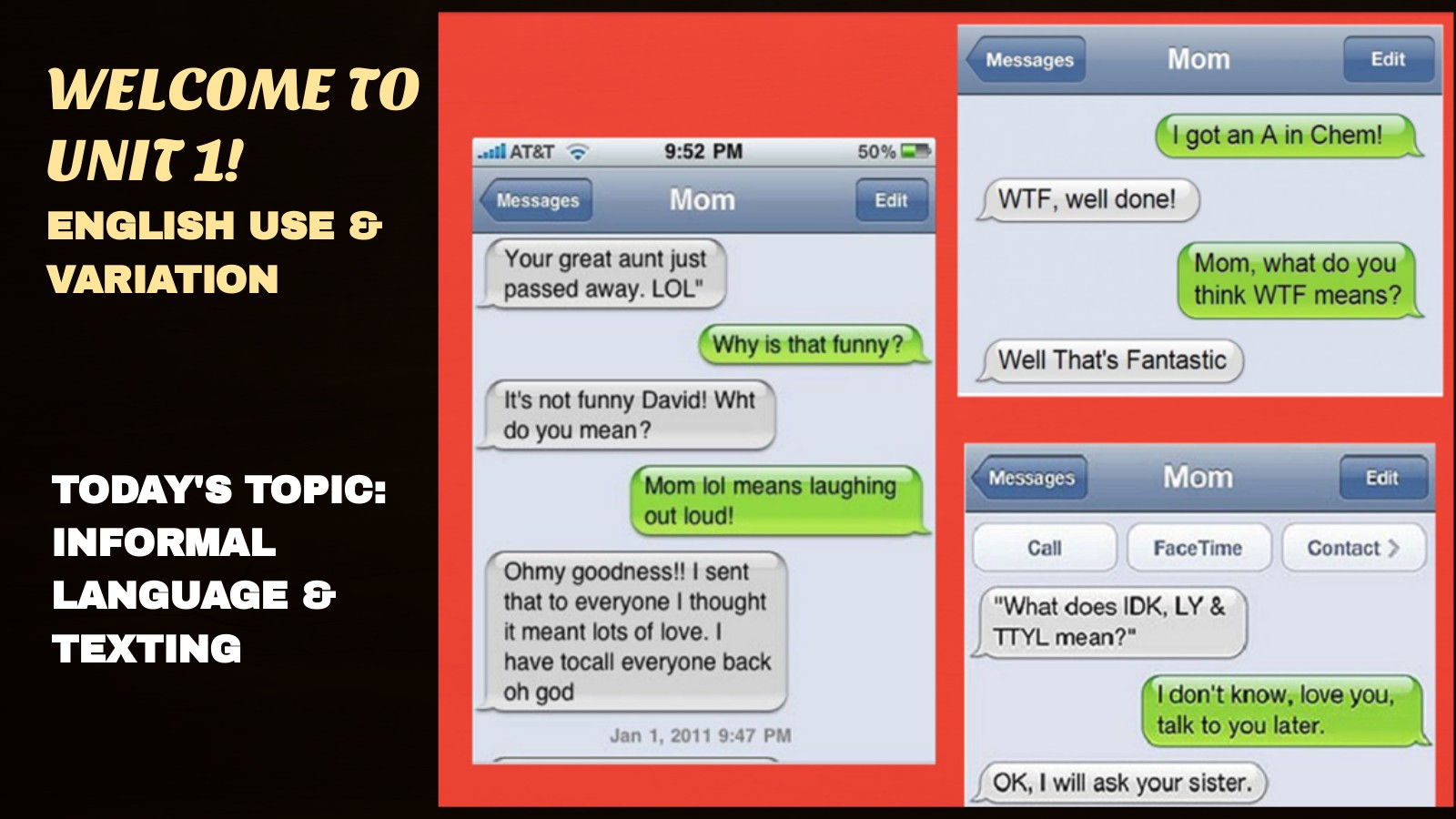 F106 U1D7 - informal language & skimming & scanning at emaze Presentation