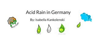 Acid Rain In germany at emaze Presentation