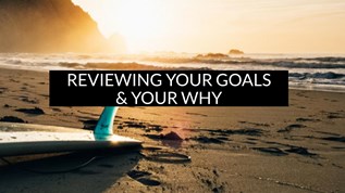 reviewing your goals & why at emaze Presentation