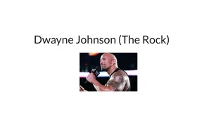 The Rock at emaze Presentation
