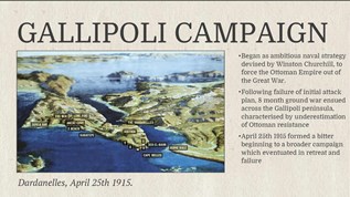 Gallipoli Campaign at emaze Presentation