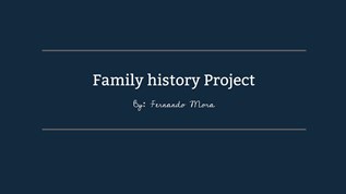 Family History Project at emaze Presentation