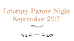 Parent Night at emaze Presentation
