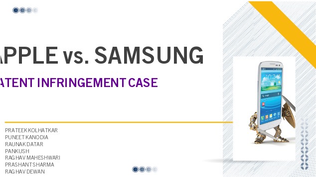 APPLE vs SAMSUNG at emaze Presentation