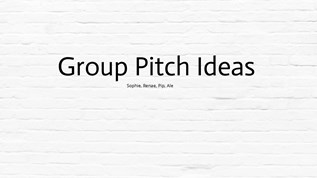 Group Pitch Ideas at emaze Presentation