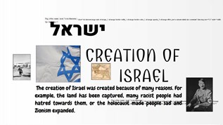 The creation of israel at emaze Presentation