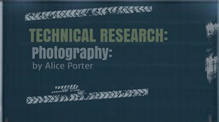 Technical Research: Photography at emaze Presentation