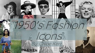 1950's Fashion Icons at emaze Presentation