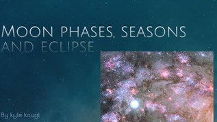 The eclipse, moon phases and seasons at emaze Presentation