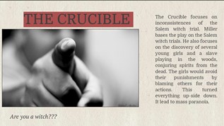 The Crucible Project at emaze Presentation