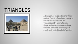 Triangles at emaze Presentation