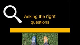 Ask the right questions at emaze Presentation