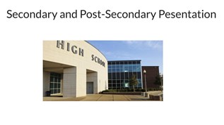 Secondary and Post-Secondary Presentation at emaze Presentation