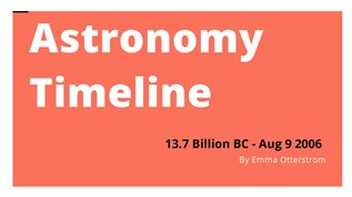Astronomers timeline at emaze Presentation
