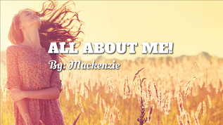 All About Me! at emaze Presentation