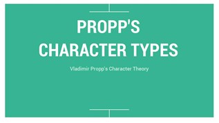 Propp's Character Types at emaze Presentation