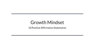 Growth Mindset at emaze Presentation