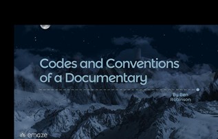 Codes and Conventions of a Documentary at emaze Presentation