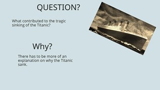 Titanic Research Project at emaze Presentation