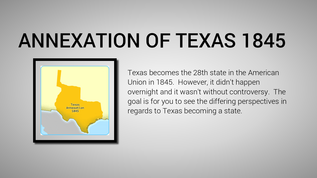 Annexation of Texas at emaze Presentation