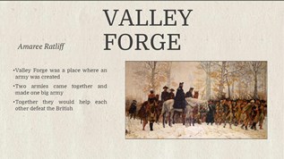Valley Forge at emaze Presentation