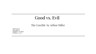 The Crucible Final Project at emaze Presentation