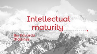 intellectual maturity at emaze Presentation