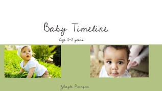 Baby Timeline at emaze Presentation