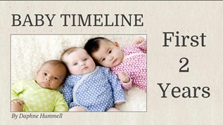 Baby timeline at emaze Presentation