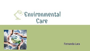 Environmental Care at emaze Presentation
