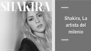 Shakira at emaze Presentation