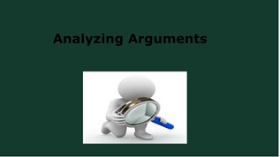 Analyzing Arguments at emaze Presentation
