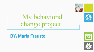 behavioral change project at emaze Presentation