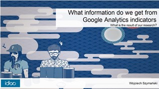 Indicators in Google Analytics at emaze Presentation