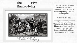 the first thanksgiving at emaze Presentation