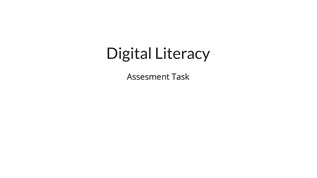 Digital Literacy at emaze Presentation
