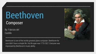 Beethoven at emaze Presentation