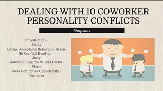 personality conflicts at emaze Presentation