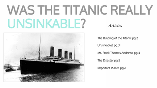 The Titanic at emaze Presentation