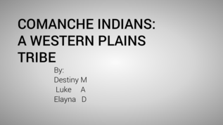 Comanche indians at emaze Presentation