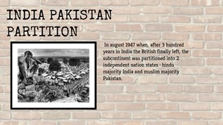 india pakistan 1947 at emaze Presentation
