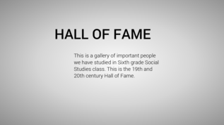 Hall of Fame at emaze Presentation