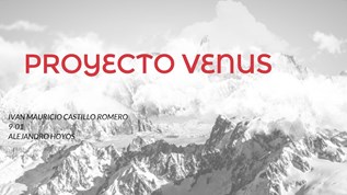 PROYECTO VENUS at emaze Presentation