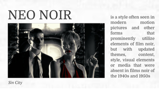 Neo Noir Films at emaze Presentation