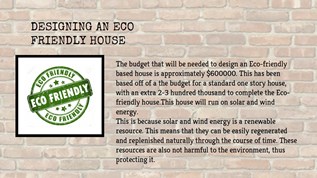 Designing An Eco-Friendly House at emaze Presentation