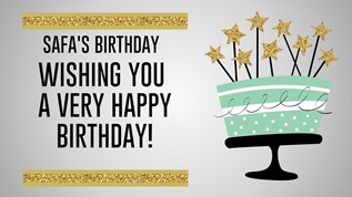 Safa's Birthday Party copy1 at emaze E-Card