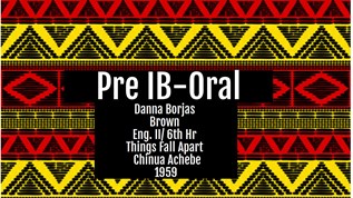 Pre-IB Oral at emaze Presentation