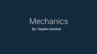 Hayden Gardner-Mechanic at emaze Presentation
