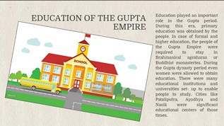 EDUCATION OF GUPTA EMPIRE at emaze Presentation